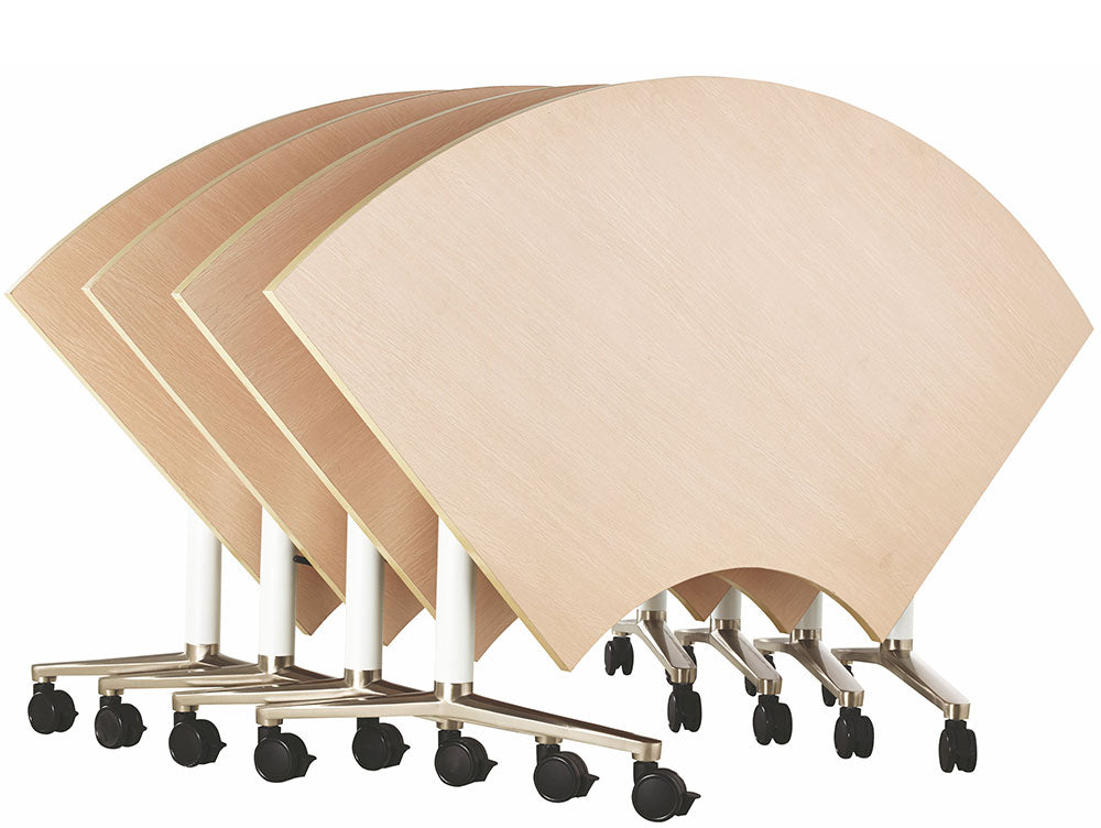 Mobile Folding Crescent Table – furnitureoptionsperth